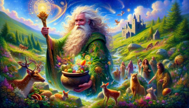 Dagda: DIO PRINCIPAL de los Tuatha - ABUNDANCIA y SABIDURÍA