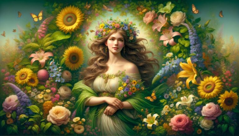 Descubre a FLORA, diosa ROMANA - Mitos y CURIOSIDADES